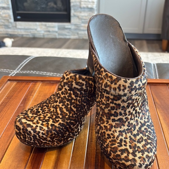 Dansko | Shoes | Dansko Rae Leopard Pony Hair Mules Stylish Slipon ...